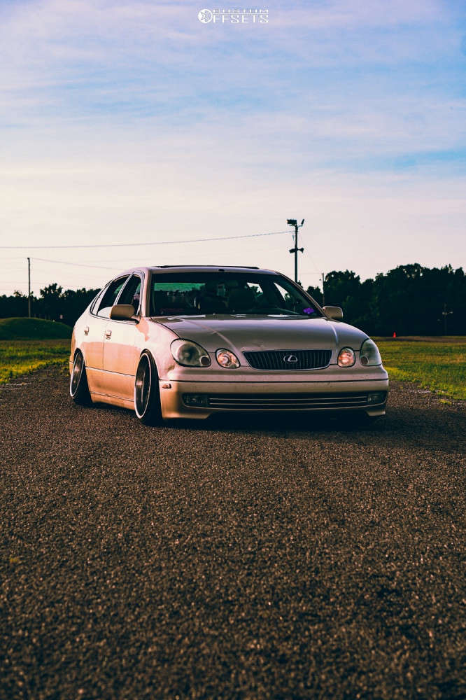 2005 Lexus GS300 with 18x11 11 Work VS SD and 225/40R18 Ohtsu All ...