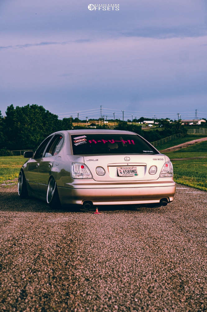 2005 Lexus GS300 with 18x11 11 Work VS SD and 225/40R18 Ohtsu All ...