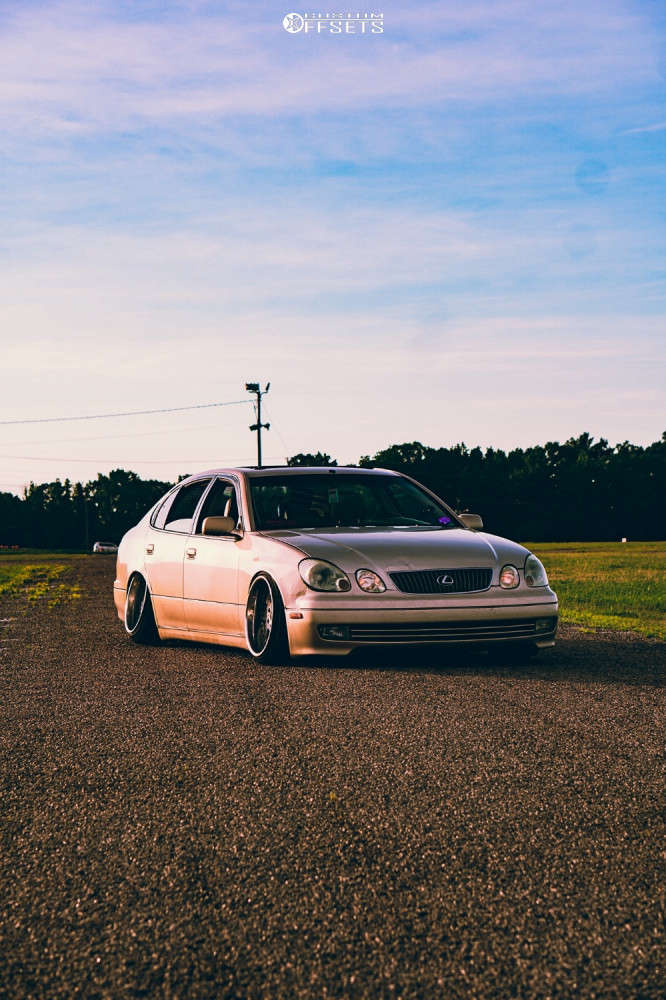 2005 Lexus GS300 with 18x11 11 Work VS SD and 225/40R18 Ohtsu All ...