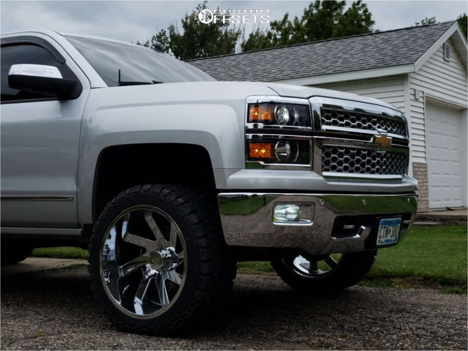 2014 Chevrolet Silverado 1500 with 22x12 -51 ARKON OFF-ROAD Lincoln and ...