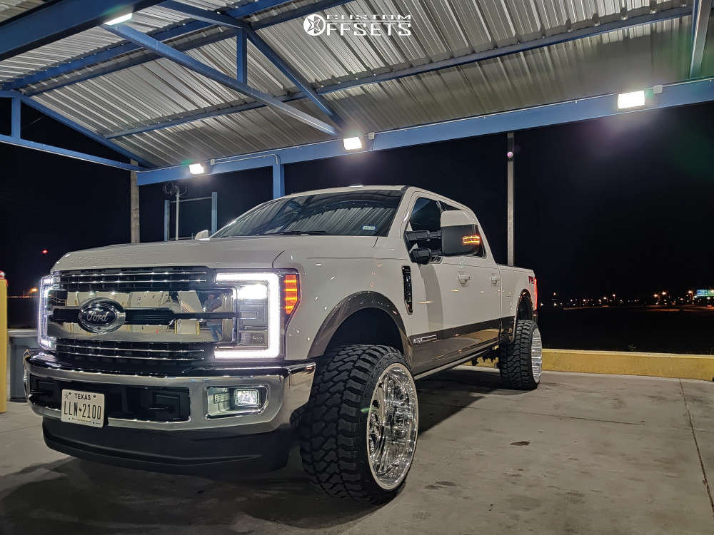 2018 Ford F-250 Super Duty with 24x14 -73 American Force Flex Ss and 33 ...