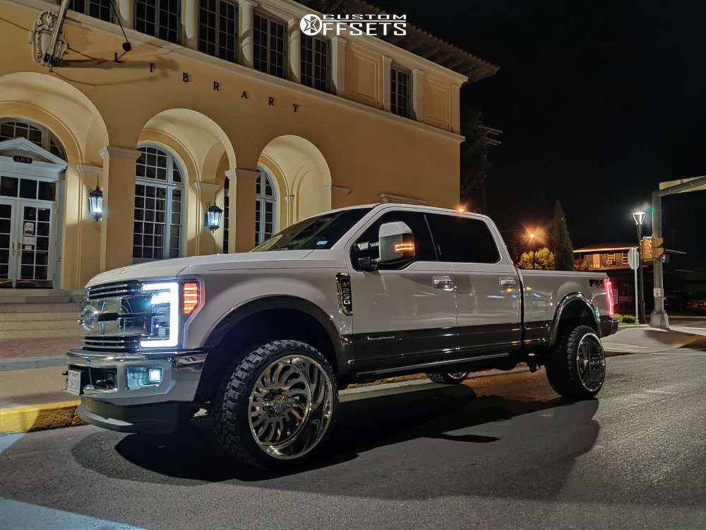 2018 Ford F-250 Super Duty with 24x14 -73 American Force Flex Ss and 33 ...