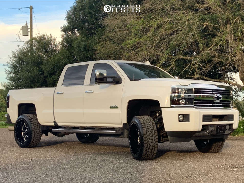 2016 Chevrolet Silverado 2500 HD with 22x12 -51 Sota Awol and 305/45R22 ...