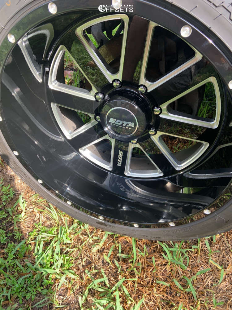2016 Chevrolet Silverado 2500 HD with 22x12 -51 Sota Awol and 305/45R22 ...