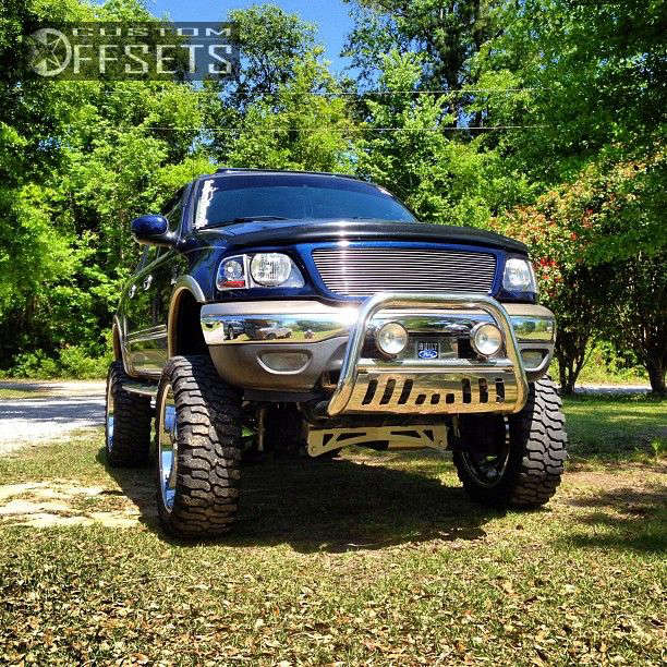 2003 Ford F-150 with 24x10 12 U2 35 and 37/13.5R24 Super Swamper SS-M16 ...