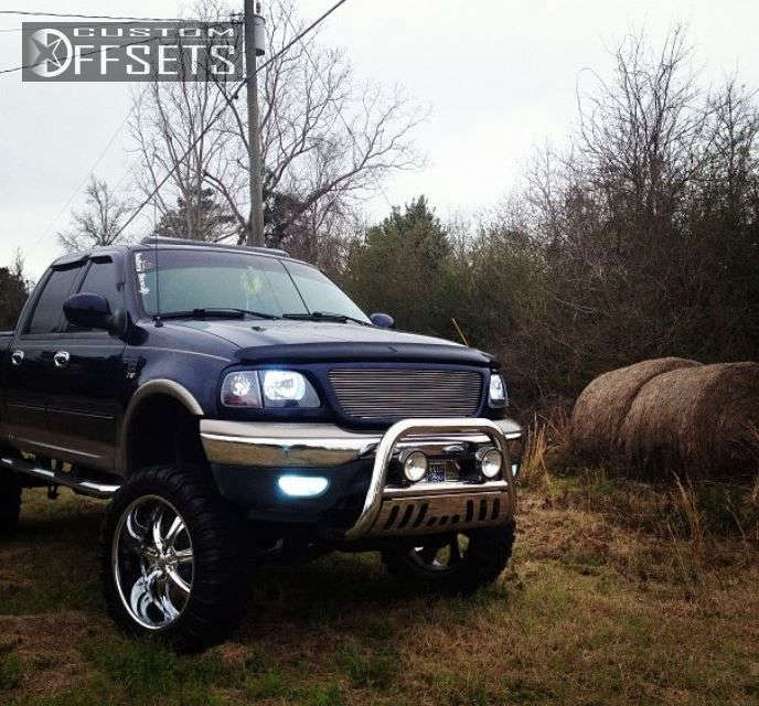 2003 Ford F-150 with 24x10 12 U2 35 and 37/13.5R24 Super Swamper SS-M16 ...