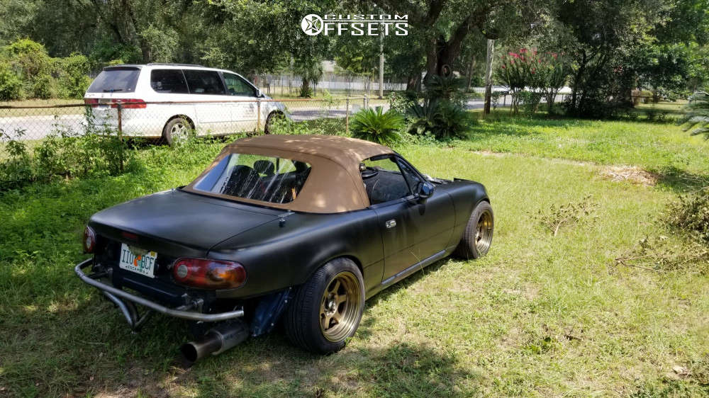 1995 Mazda MX-5 Miata with 15x8 0 MST Time Attack and 205/50R15 Hankook ...