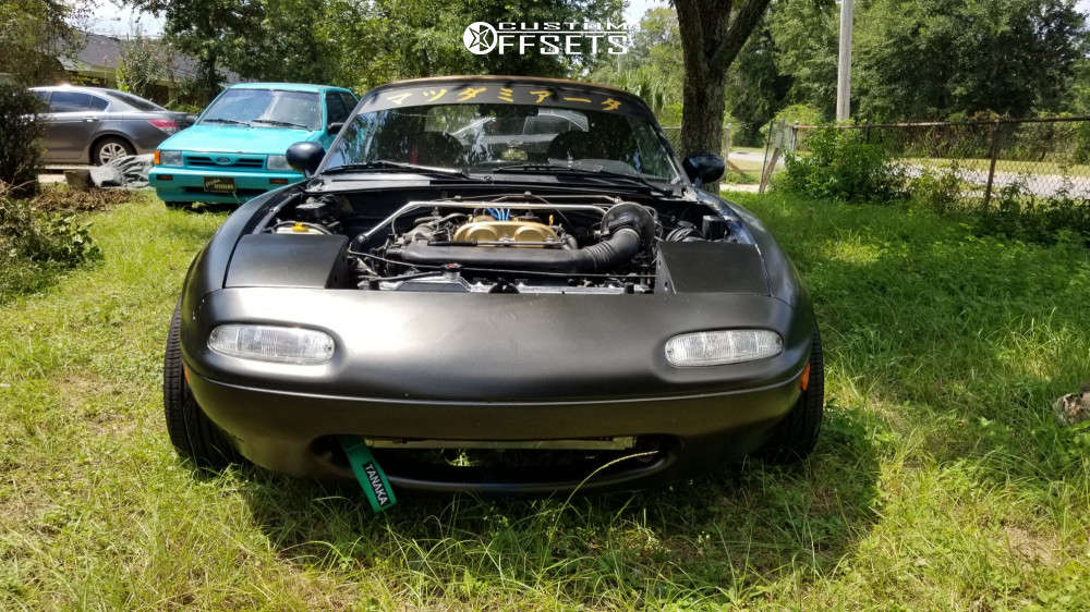 1995 Mazda MX-5 Miata with 15x8 0 MST Time Attack and 205/50R15 Hankook ...