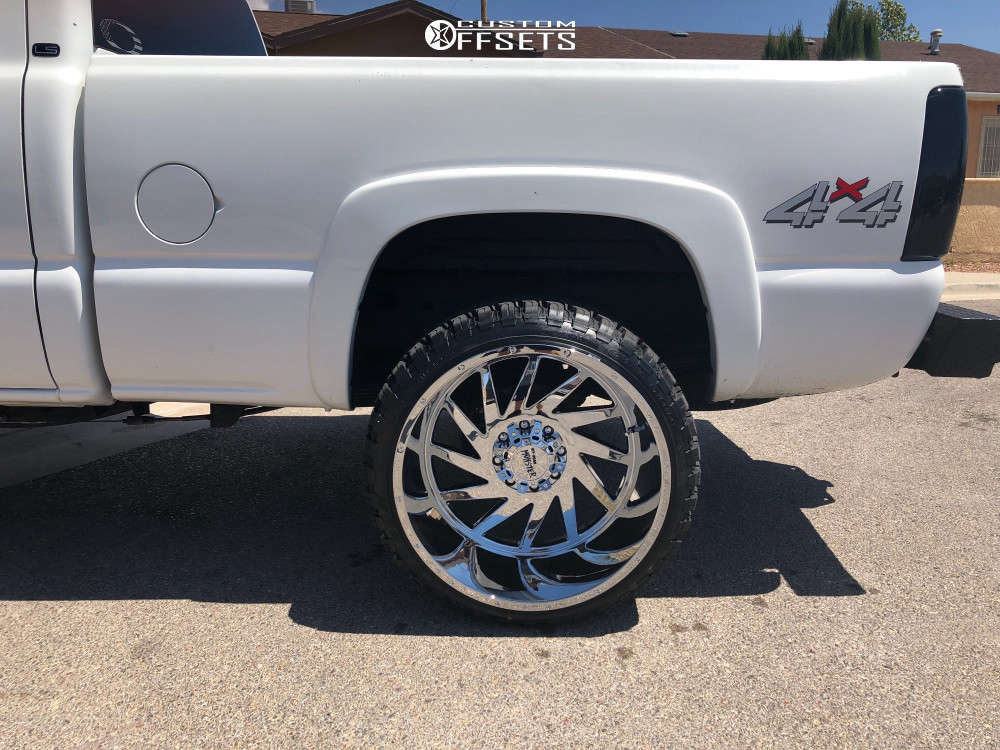 2004 Chevrolet Silverado 2500 HD with 24x14 -76 Monster Offroad M12 and ...