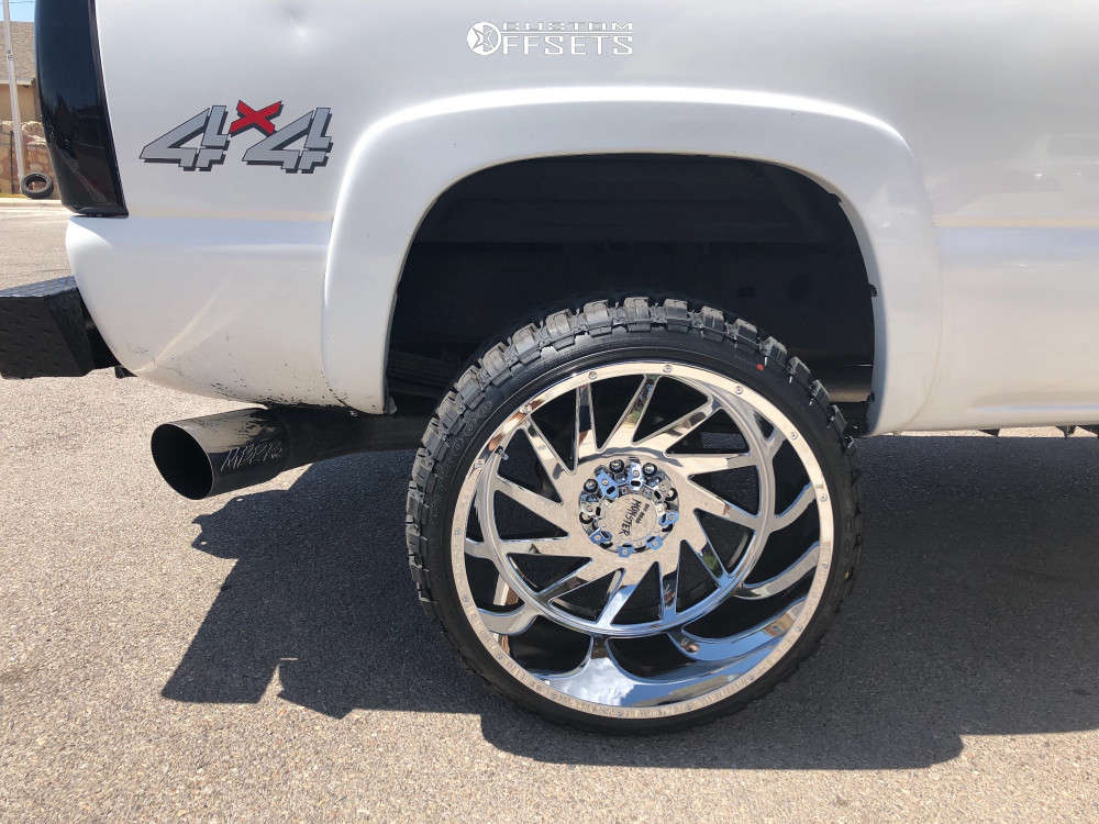 2004 Chevrolet Silverado 2500 HD with 24x14 -76 Monster Offroad M12 and ...