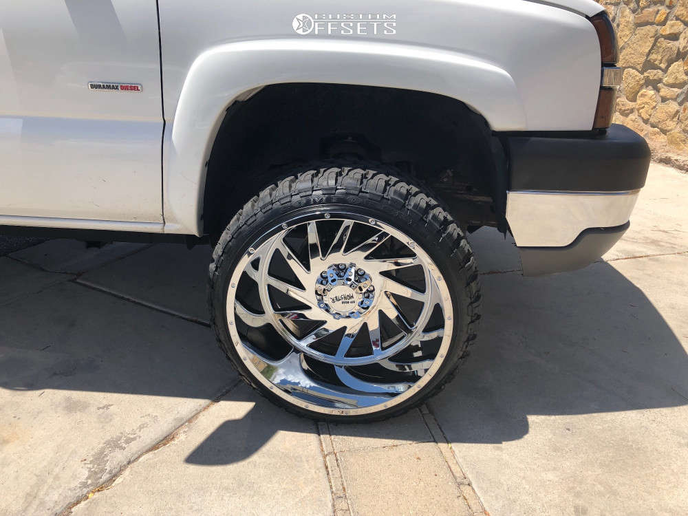 2004 Chevrolet Silverado 2500 HD with 24x14 -76 Monster Offroad M12 and ...