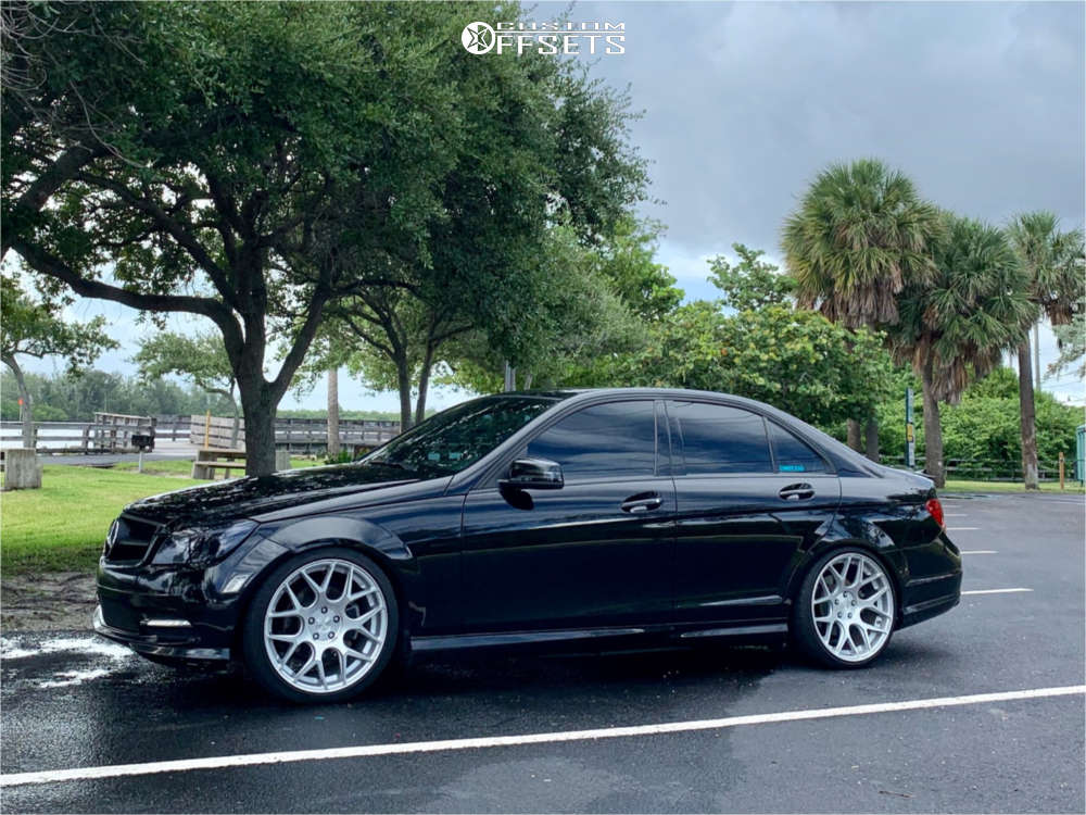 2011 Mercedes-Benz C300 with 19x8.5 40 Avant Garde M590 and 245/40R19 ...
