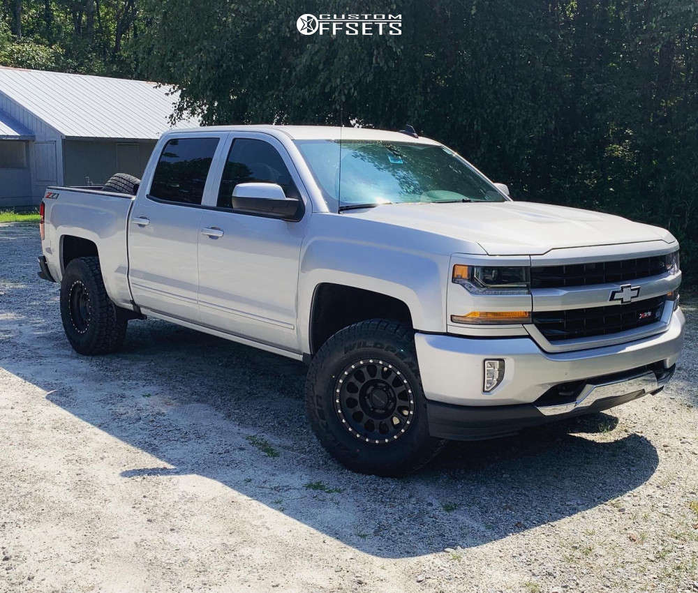 2018 Chevrolet Silverado 1500 with 17x8.5 0 Method Mr315 and 285/70R17 Falken WildPeak AT3W and ...