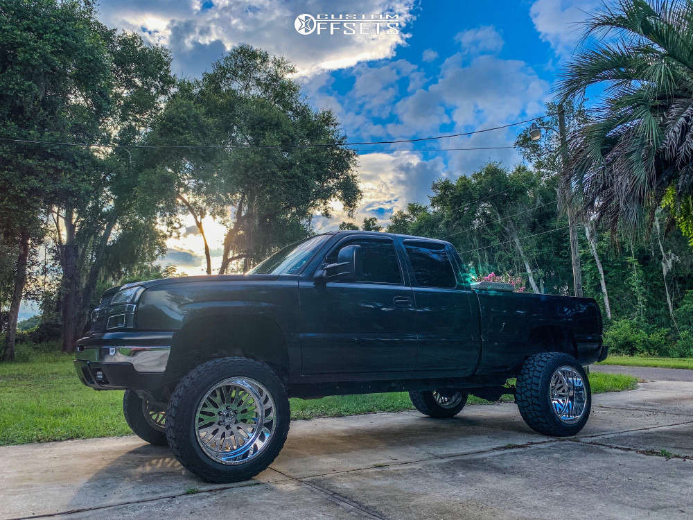 2004 Chevrolet Silverado 1500 with 22x14 -73 American Force Fallout Fp ...