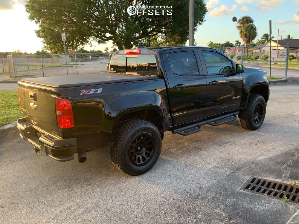 2019 Chevrolet Colorado with 18x9 6 Fuel Vector and 275/65R18 Nitto ...