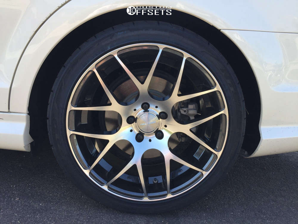 2013 Mercedes-Benz C250 with 18x8 45 Avant Garde M310 and 225/40R18 ...