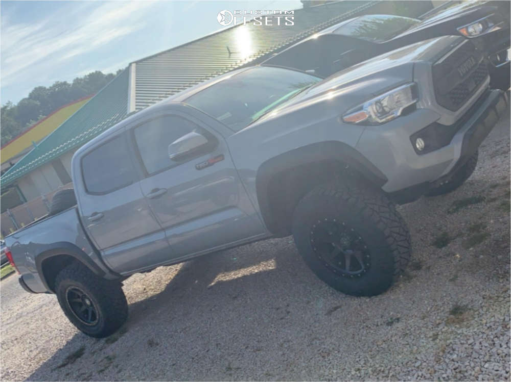2019 Toyota Tacoma with 18x8.5 -6 Icon Rebound and 285/70R18 Nitto ...