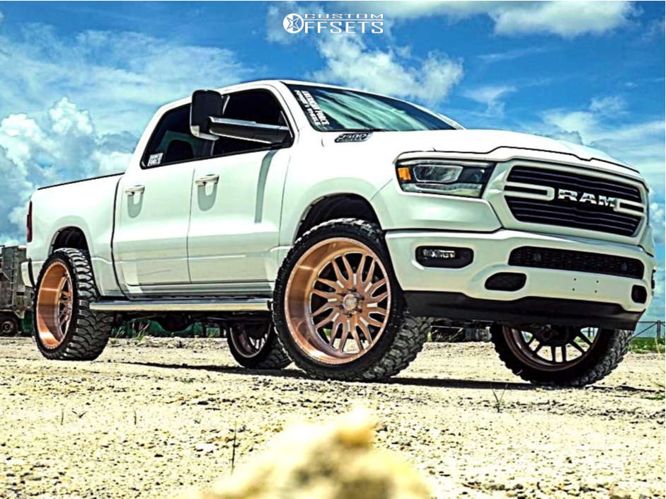 2019 Ram 1500 with 26x12 -40 American Force REDD and 37/13.5R26 RBP ...
