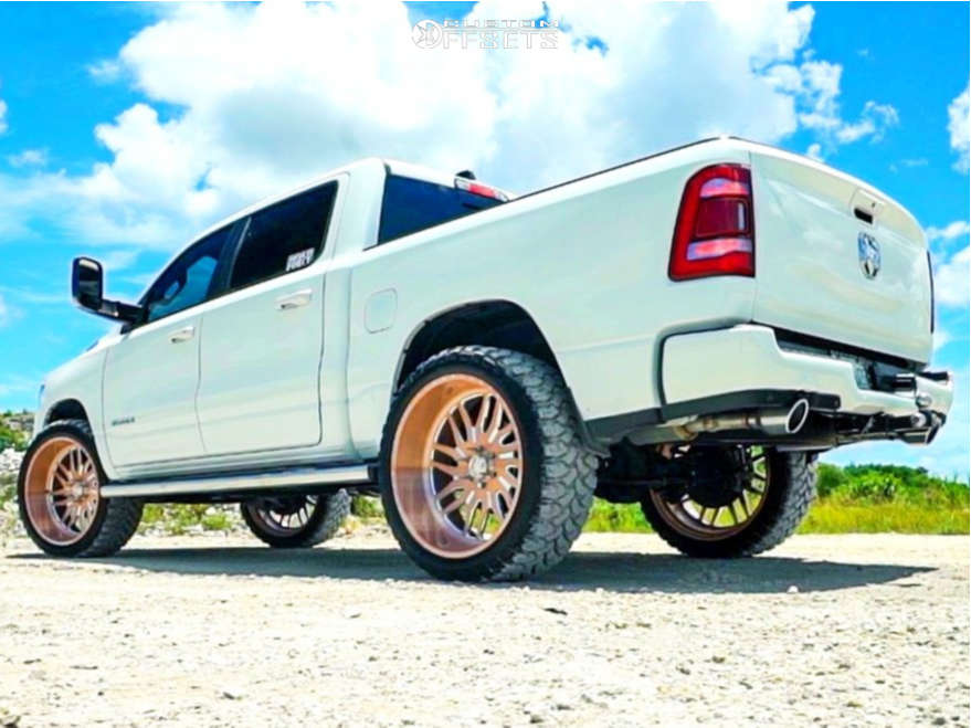 2019 Ram 1500 with 26x12 -40 American Force REDD and 37/13.5R26 RBP ...