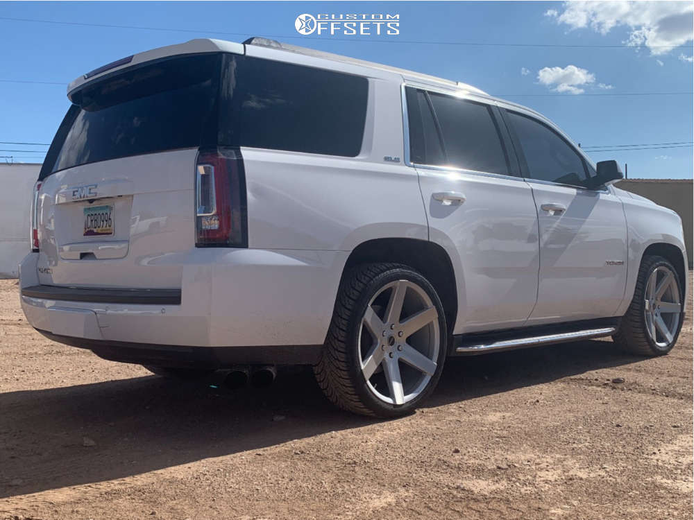 2015 GMC Yukon with 22x9.5 24 Strada Coda and 285/35R22 Atturo Az800 ...