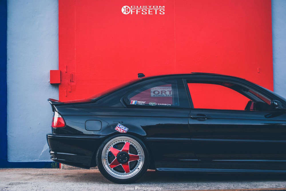 2001 BMW 330Ci with 18x8 20 Avant Garde M240 and 265/35R18 Delinte D7 ...