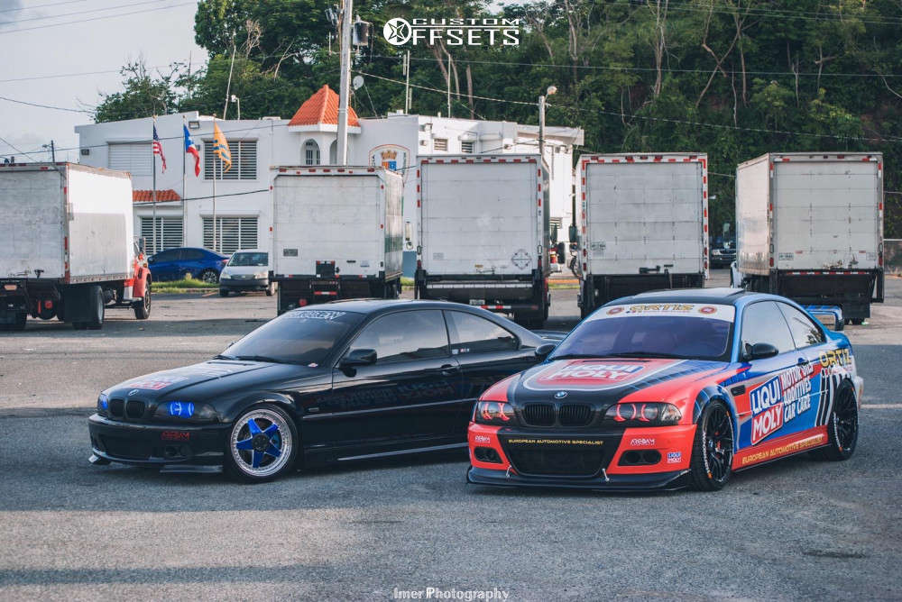 2001 BMW 330Ci with 18x8 20 Avant Garde M240 and 265/35R18 Delinte D7 ...