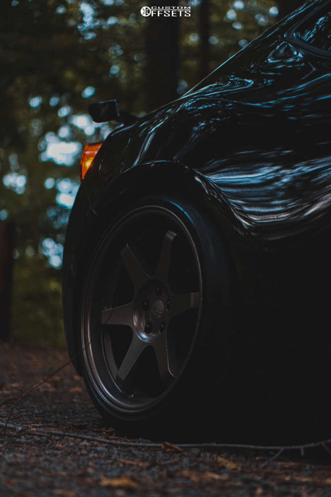 2019 Subaru BRZ with 18x9.5 35 ESR Sr07 and 225/40R18 Pirelli P-zero ...