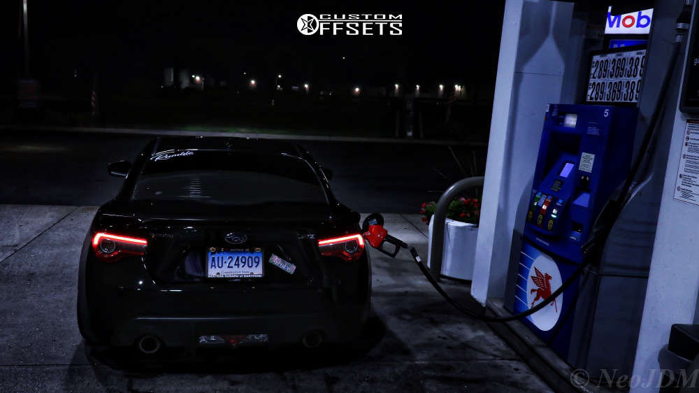 2019 Subaru BRZ with 18x9.5 35 ESR Sr07 and 225/40R18 Pirelli P-zero ...