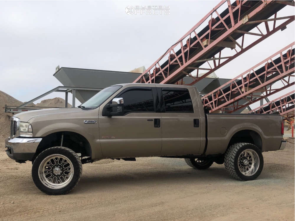 2004 Ford F-250 Super Duty with 22x12 -40 American Force Fallout Fp and ...