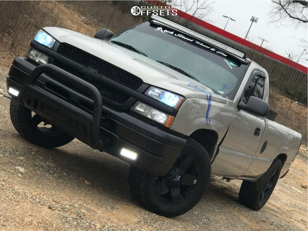 2004 Chevrolet Silverado 1500 with 20x9 -12 XD Xd775 and 305/55R20 ...