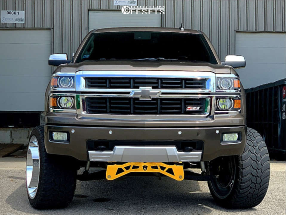 2015 Chevrolet Silverado 1500 Wheel Offset Hella Stance >5" Suspension ...
