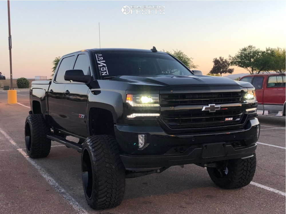 2017 Chevrolet Silverado 1500 with 24x14 -81 ARKON OFF-ROAD Lincoln and ...