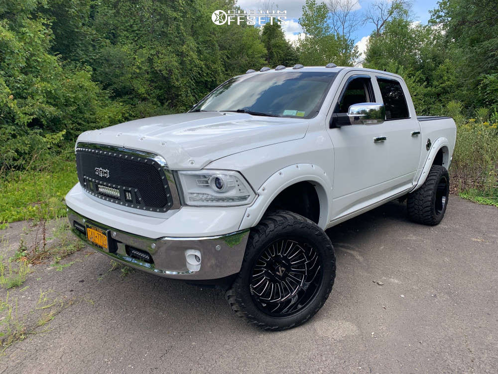 2016 Ram 1500 with 22x12 -51 ARKON OFF-ROAD Alexander and 325/50R22 AMP ...