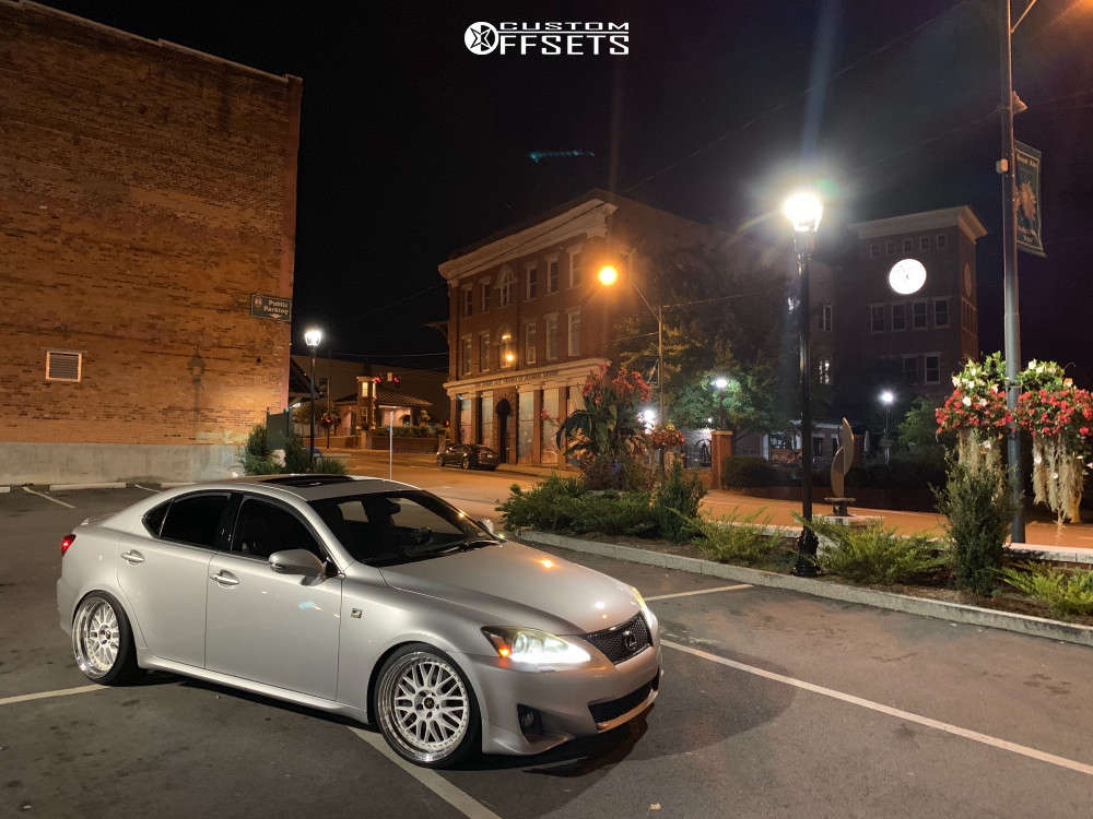 2012 Lexus IS350 with 19x9.5 32 Work VS XX and 225/35R19 Hankook Ventus ...