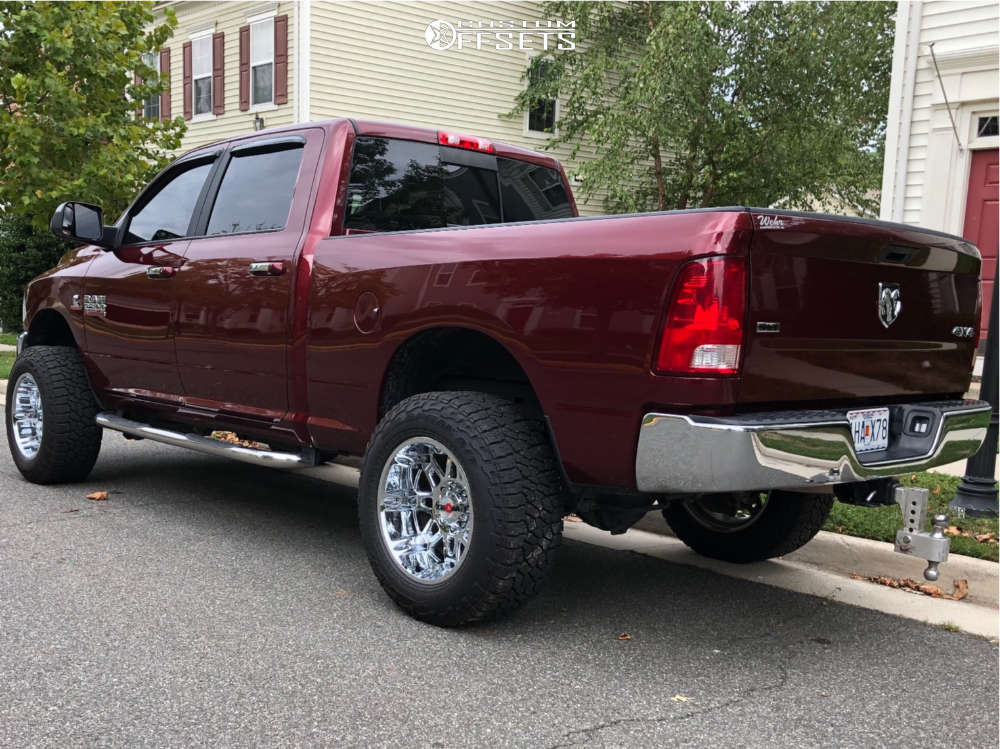 2017 Ram 2500 with 20x12 -44 Work Conquest and 35/12.5R20 Falken ...