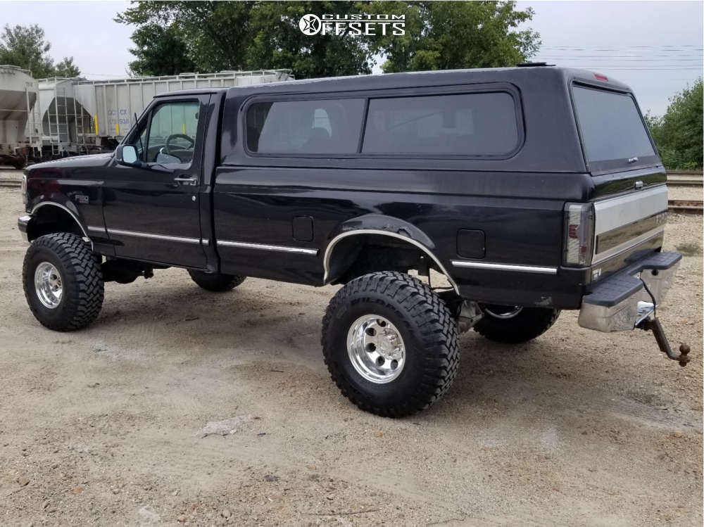 1995 Ford F-150 with 15x10 -47 Pro Comp 69 and 35/12.5R15 Falken ...