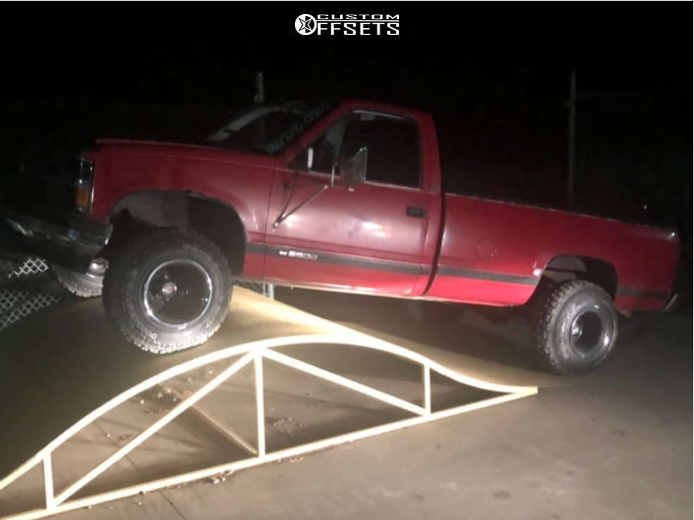 1988 Chevrolet C2500 with 15x14 -88 Bart Wheels Super Trucker and 31/10 ...