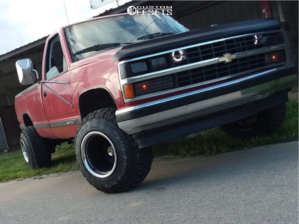 1988 Chevrolet C2500 with 15x14 -88 Bart Wheels Super Trucker and 31/10 ...