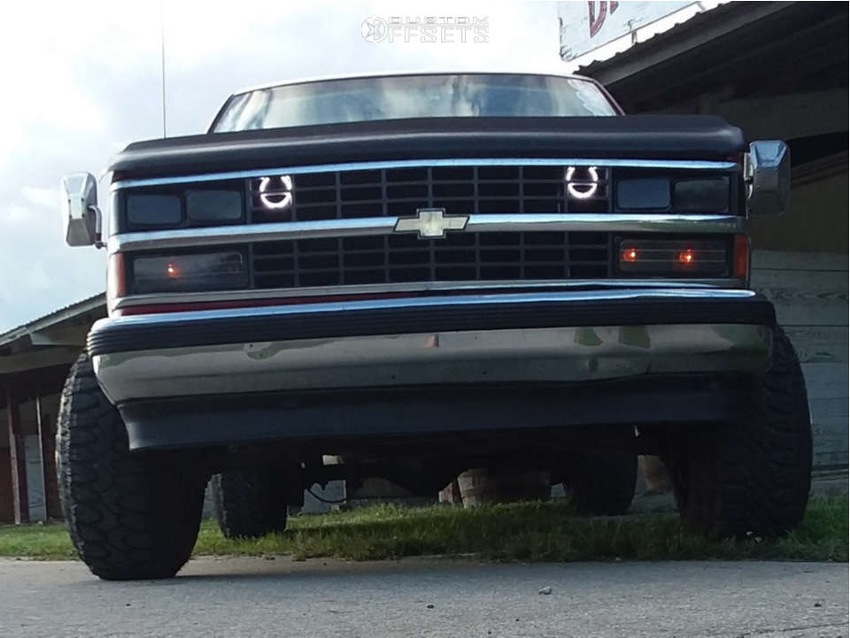 1988 Chevrolet C2500 with 15x14 -88 Bart Wheels Super Trucker and 31/10 ...