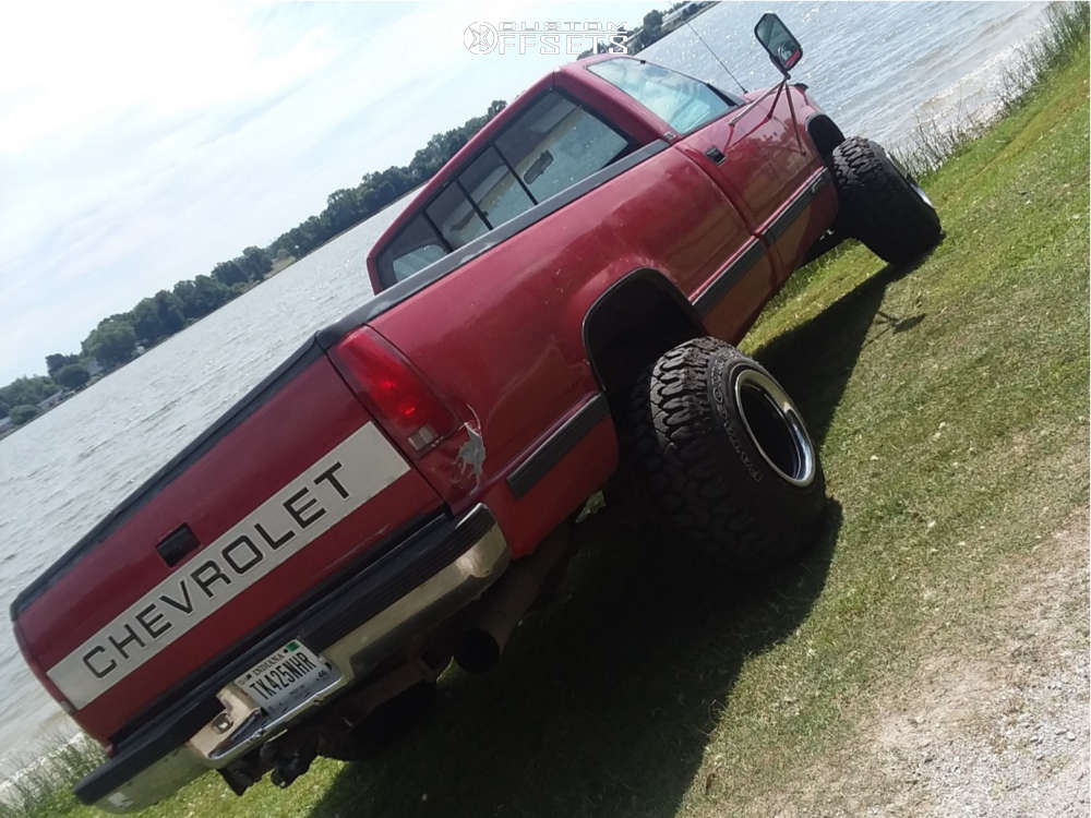 1988 Chevrolet C2500 with 15x14 -88 Bart Wheels Super Trucker and 31/10 ...