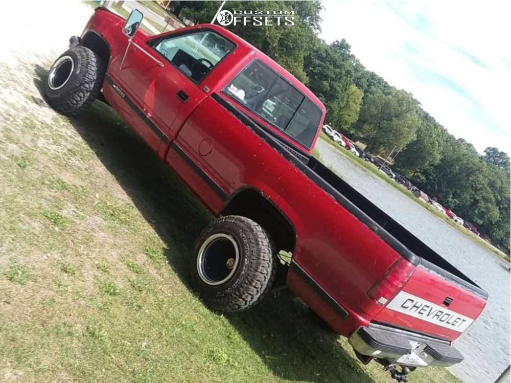 1988 Chevrolet C2500 with 15x14 -88 Bart Wheels Super Trucker and 31/10 ...