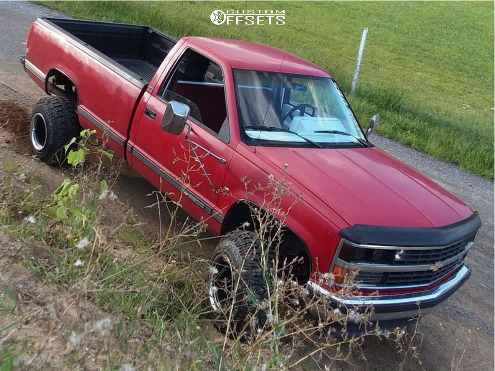 1988 Chevrolet C2500 with 15x14 -88 Bart Wheels Super Trucker and 31/10 ...