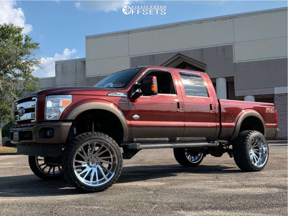 2016 Ford F-250 Super Duty with 26x14 -72 Tuff T2a and 38/13.5R26 Mark ...