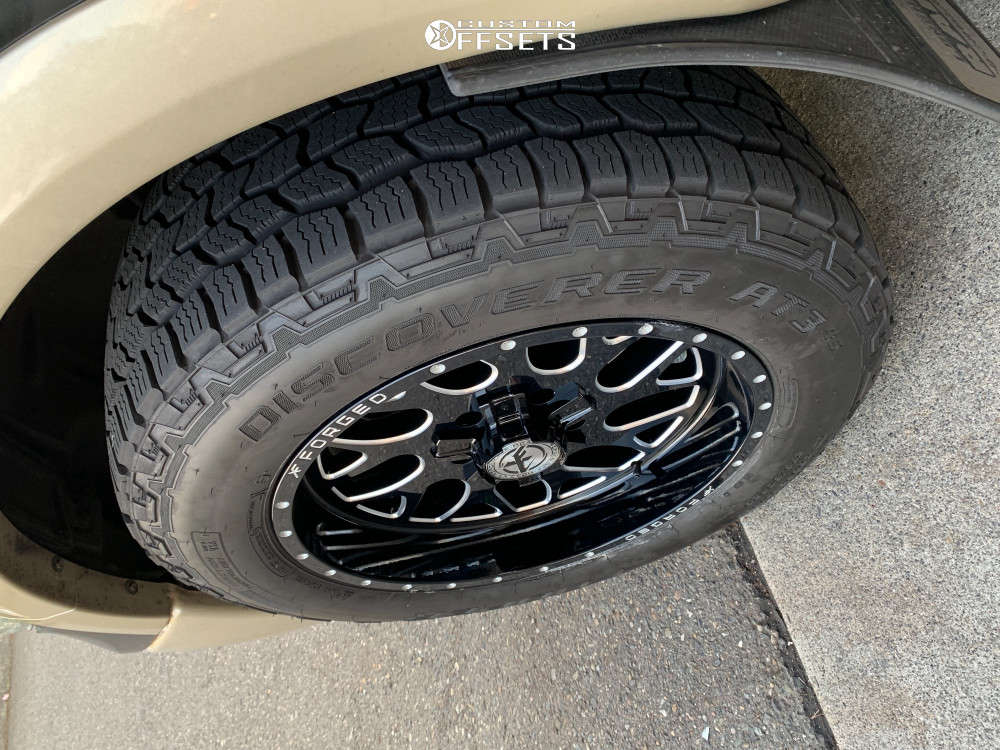 2013 Ram 1500 with 20x10 -12 XF Forged XFX-301 and 275/60R20 Cooper ...