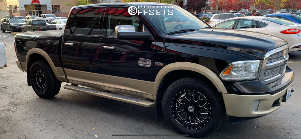 2013 Ram 1500 with 20x10 -12 XF Forged XFX-301 and 275/60R20 Cooper ...