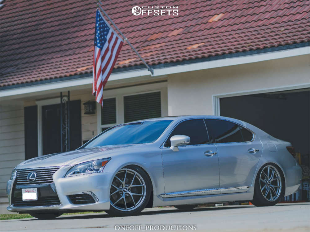 2016 Lexus LS460 with 20x8.5 32 BBS Ci-r and 245/40R20 Lexani Lx-twenty ...