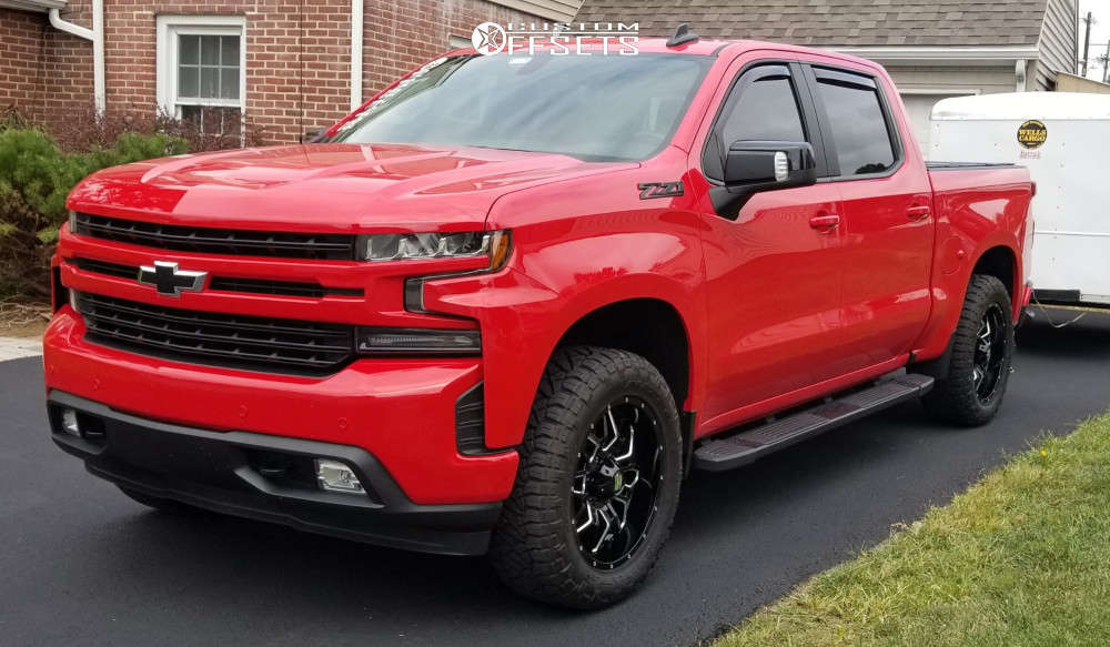 2019 Chevrolet Silverado 1500 with 20x9 0 Havok H109 and 275/60R20 ...