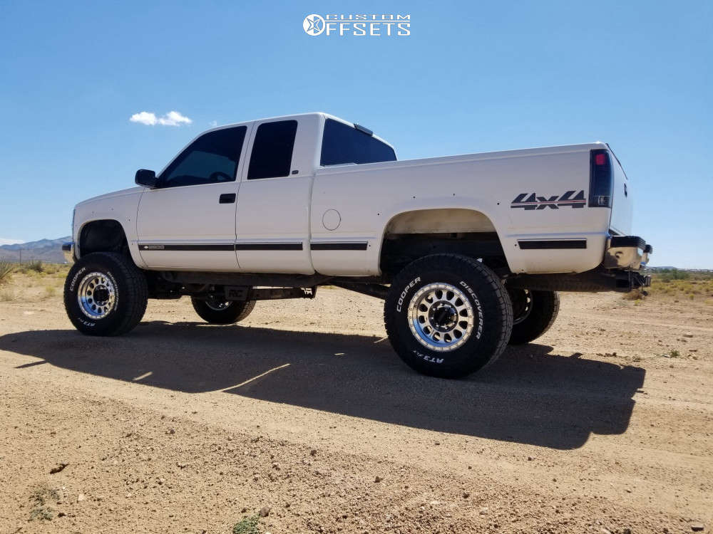 1998 Chevrolet K2500 with 17x9 -12 Method Mr315 and 315/75R17 Cooper ...