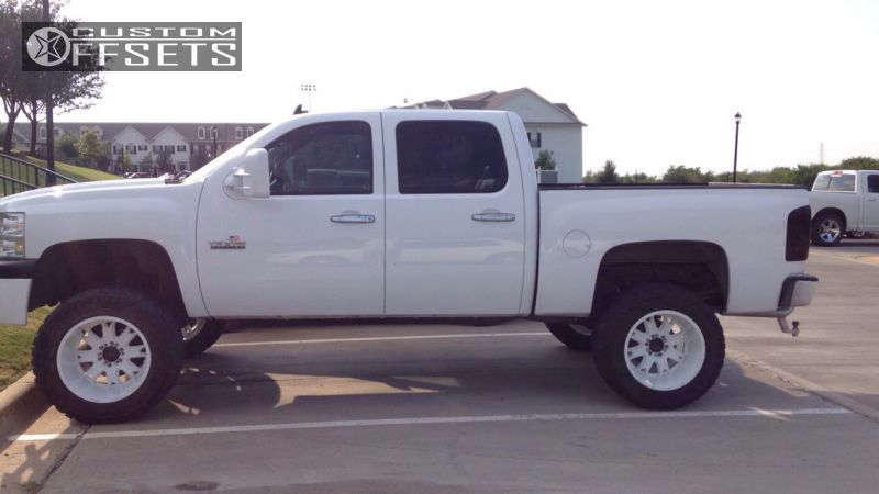 2010 Chevrolet Silverado 1500 with 20x12 -44 TIS 535B and 35/12.5R20 ...