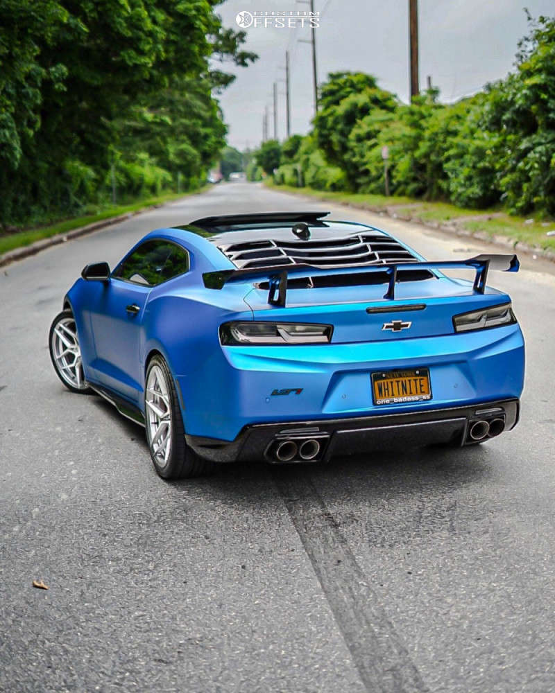 2016 Chevrolet Camaro with 20x10 25 Rohana Rfx11 and 285/30R20 Nitto ...